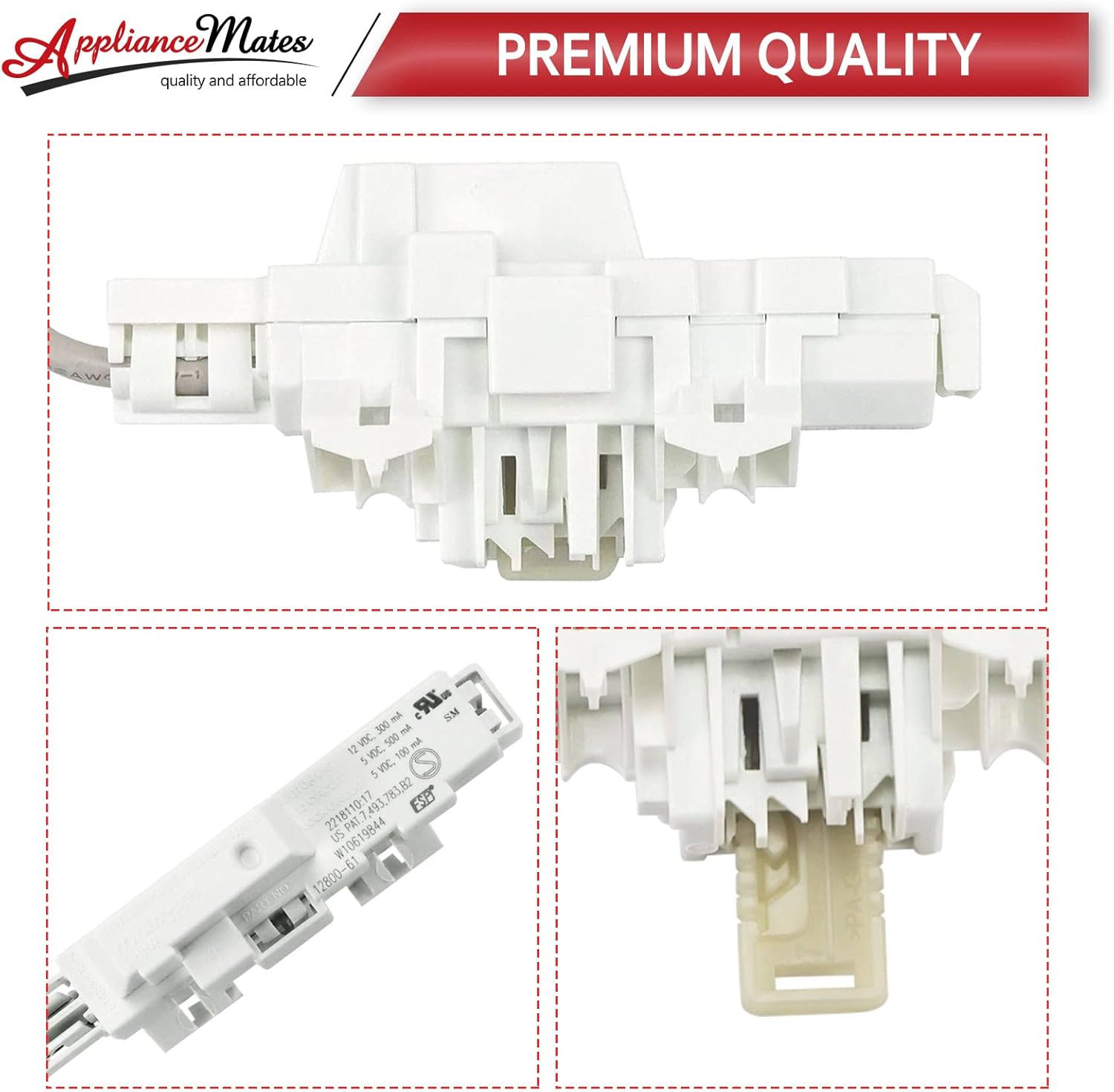 APPLIANCEMATES – Conjunto de pestillo original W10619844 W10059230 para ...