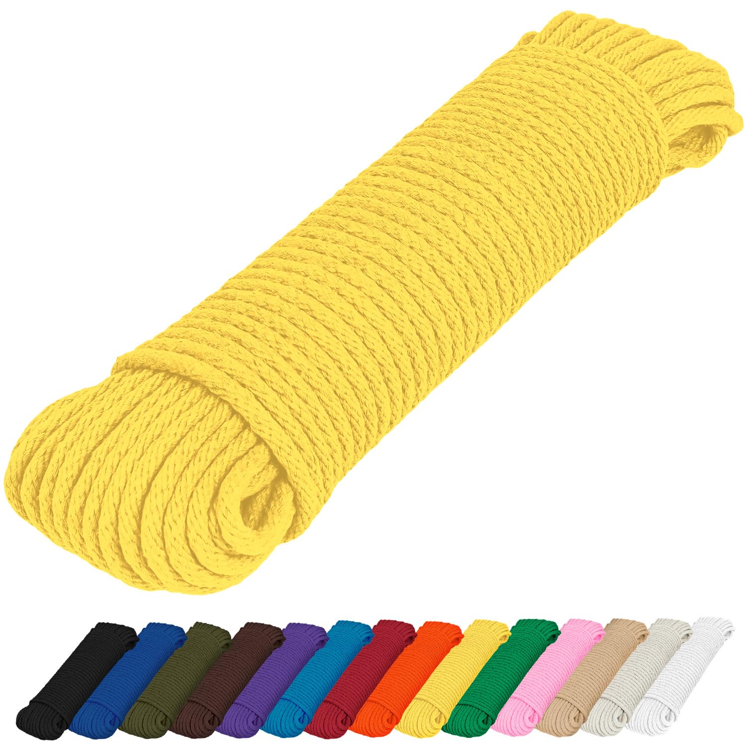 Snapklik.com : TECEUM Cotton Rope 3/16