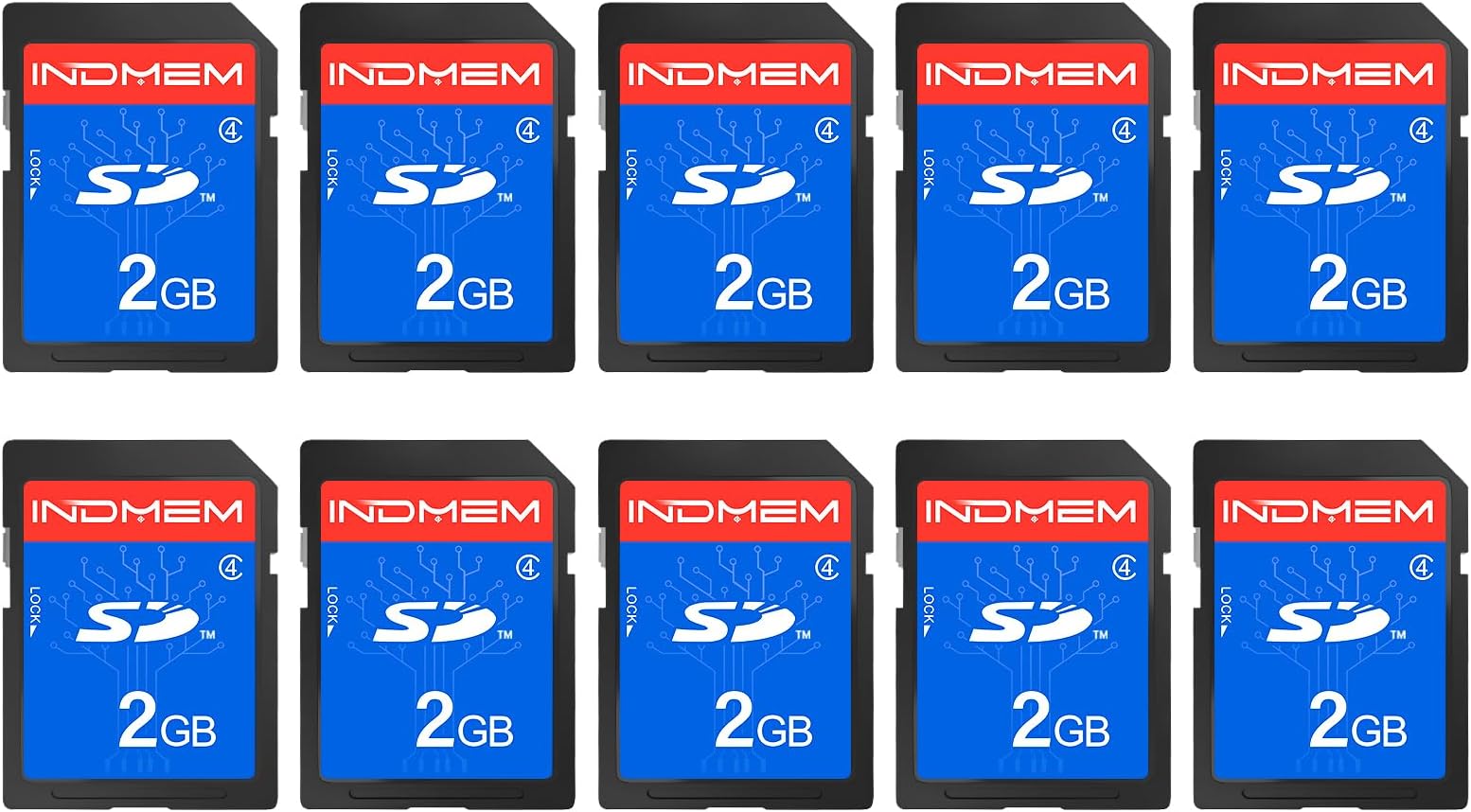 Amazon.com: Lot of 25 Transcend 2 GB SD Flash Memory Card (TS2GSDC ...