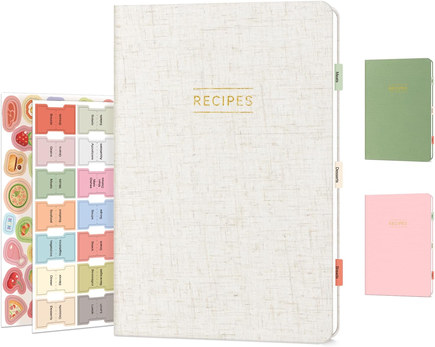 Amazon.com: Recipe Book to Write in Your Own Recipes, Blank Recipe ...