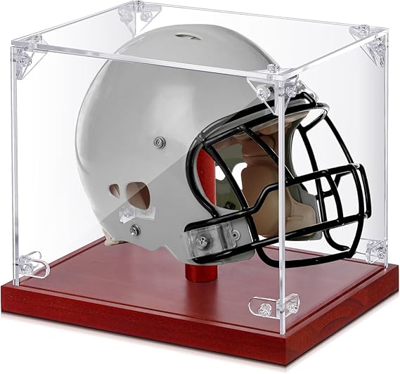 Amazon.com : LOYIM Mini Helmet Display Case Acrylic Clear Mini Football ...