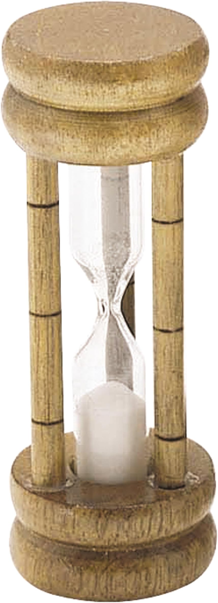 KitchenCraft Hourglass Boiled Egg Timer, Wood / Glass, 3 Minutes ...