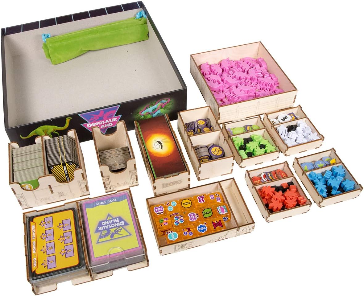Amazon.com: The Broken Token Game Organizer Compatible with Dinosaur ...