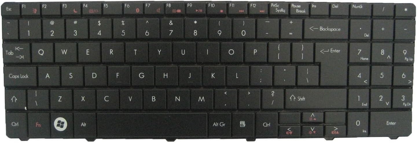 Amazon.com: NSK-GF01D OEM Black New Gateway NV52 NV53 NV54 NV56 NV58 ...