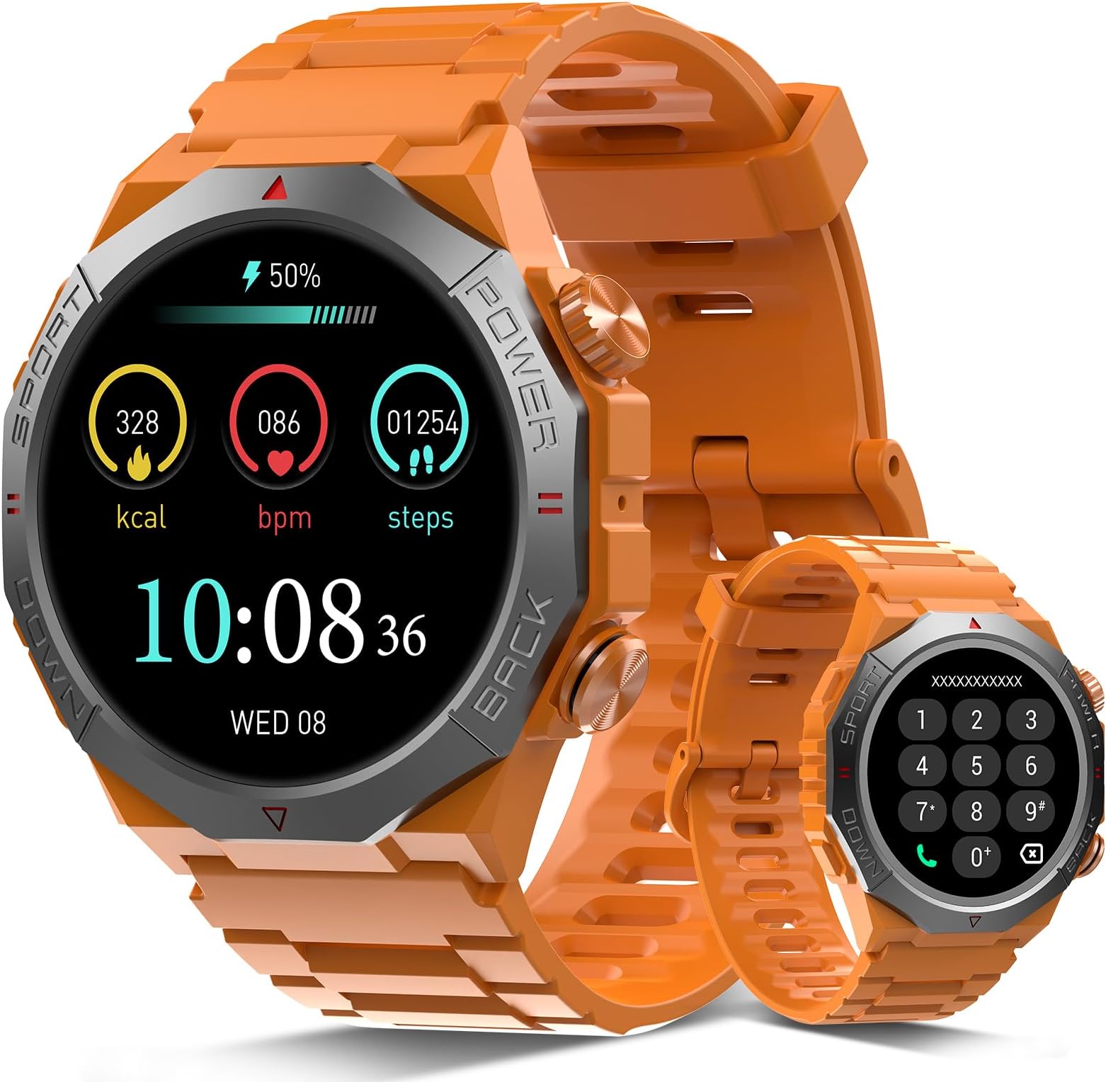 Amazon.com: Qecnato Smart Watch for Men (Answer/Make Calls), 1.39" HD ...