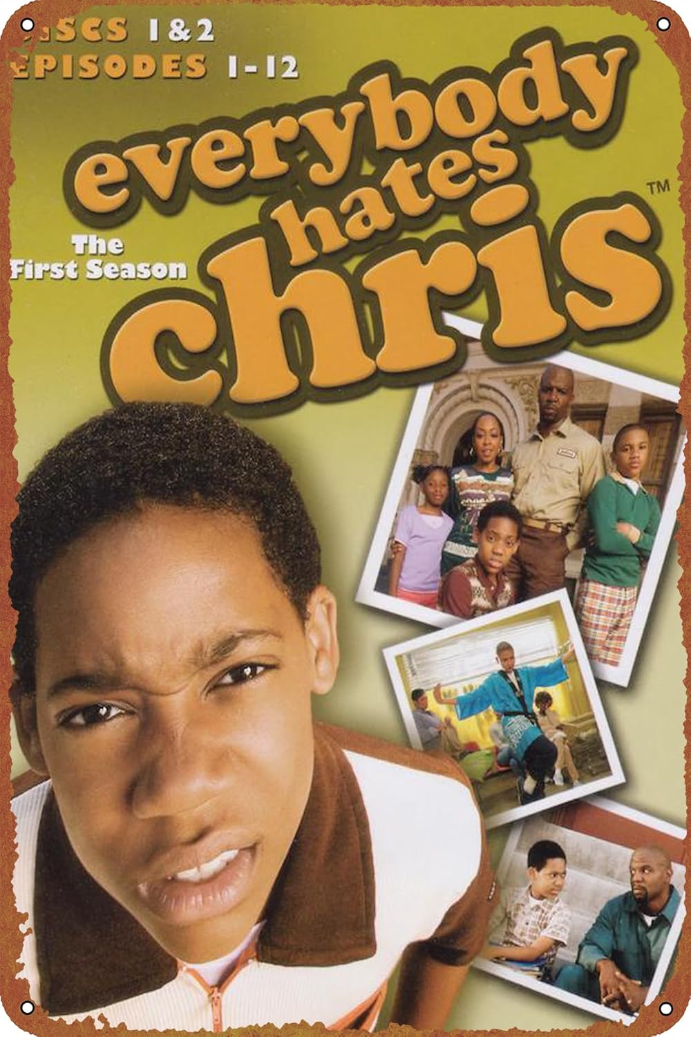 Amazon.com: Everybody Hates Chris Poster Sign Metal Tin Sign Wall Art ...