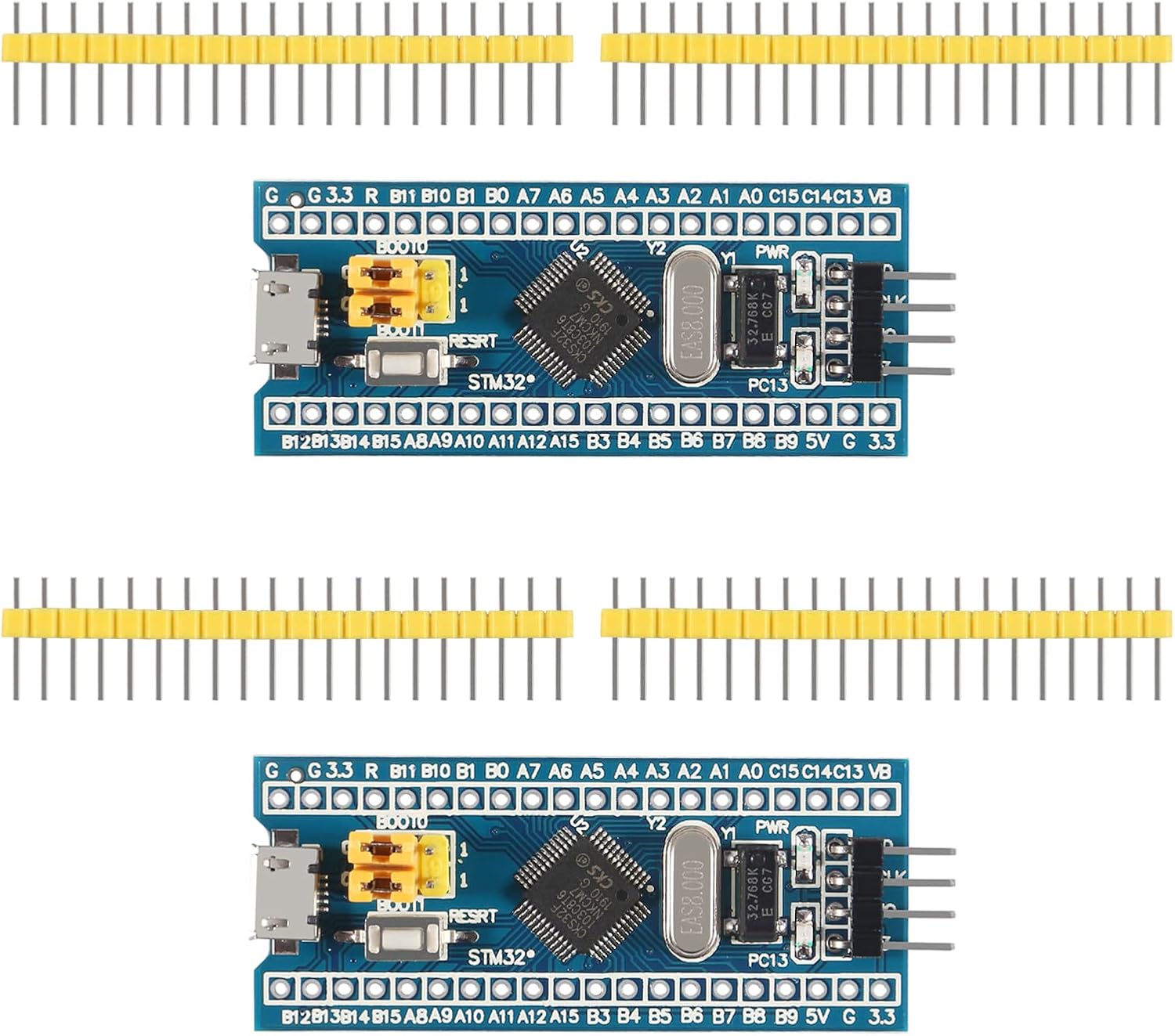 Amazon.com: AITRIP 2 PCS 40pin STM32F103C8T6 ARM STM32 SWD Minimum ...