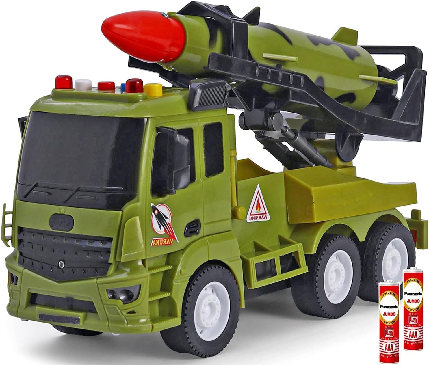 T For Toys Missile Launcher Pull Back Vehicles Friction Power Army ...