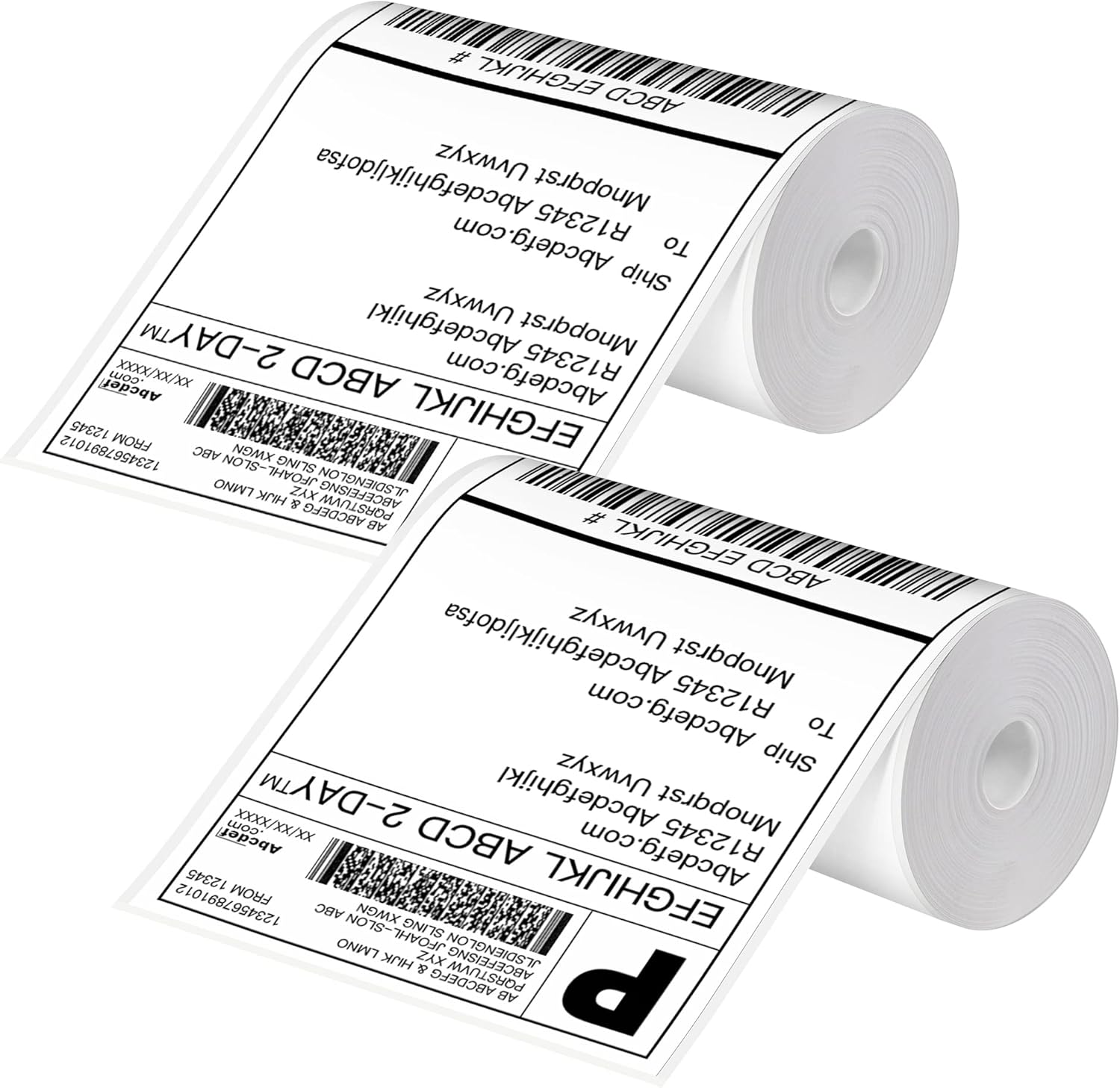 Amazon.com: POLONO Genuine 4" x 6" Direct Thermal Shipping Labels ...