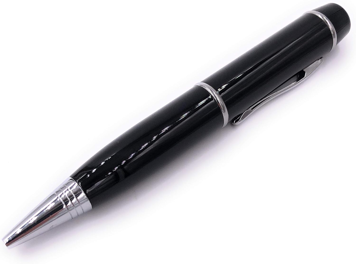 H-Customs Kugelschreiber Kulli Stift Schwarz USB Stick 16 GB Speicher ...