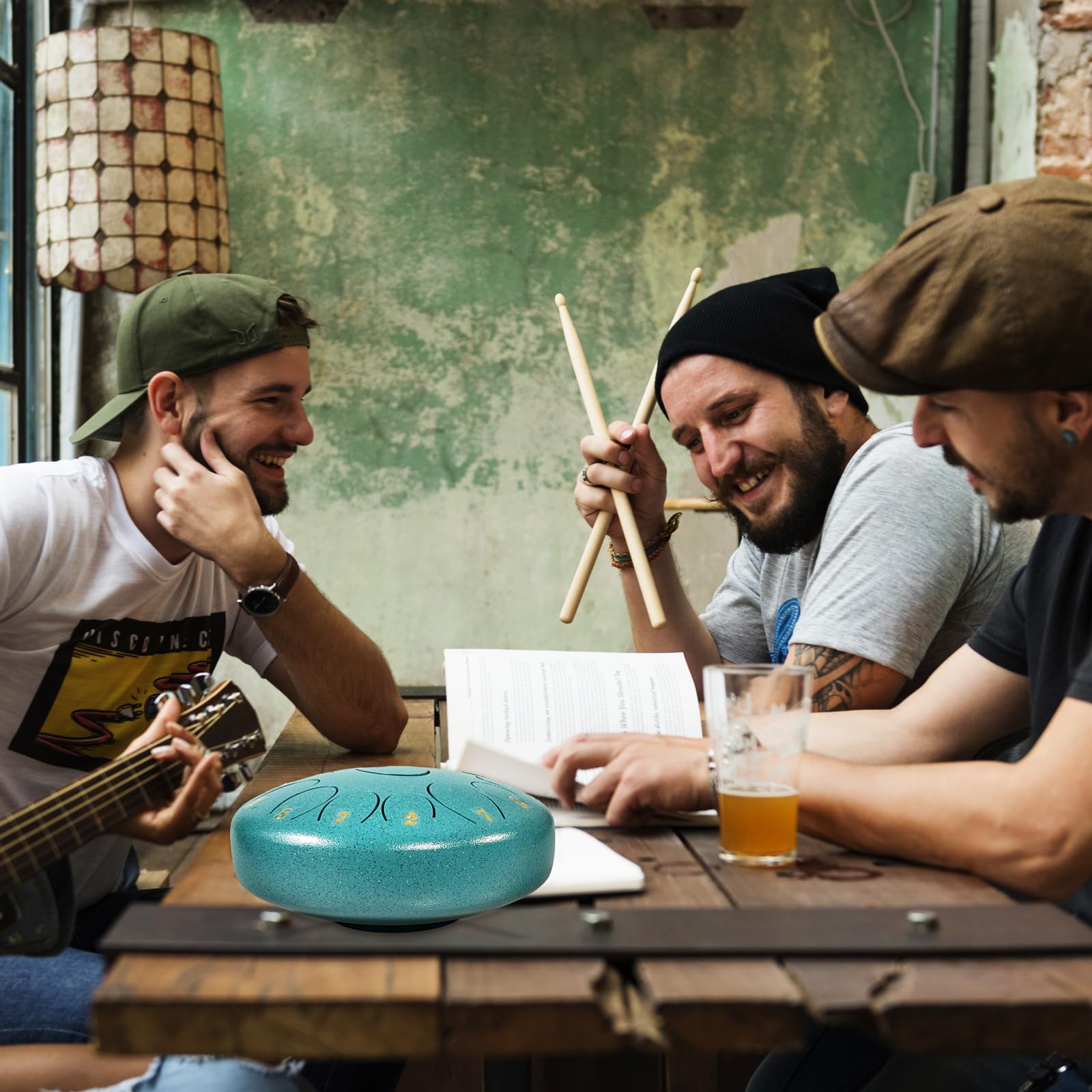 Steel Tongue Drum Zen Yoga Gift for Peace & Meditation -Easy Play ...