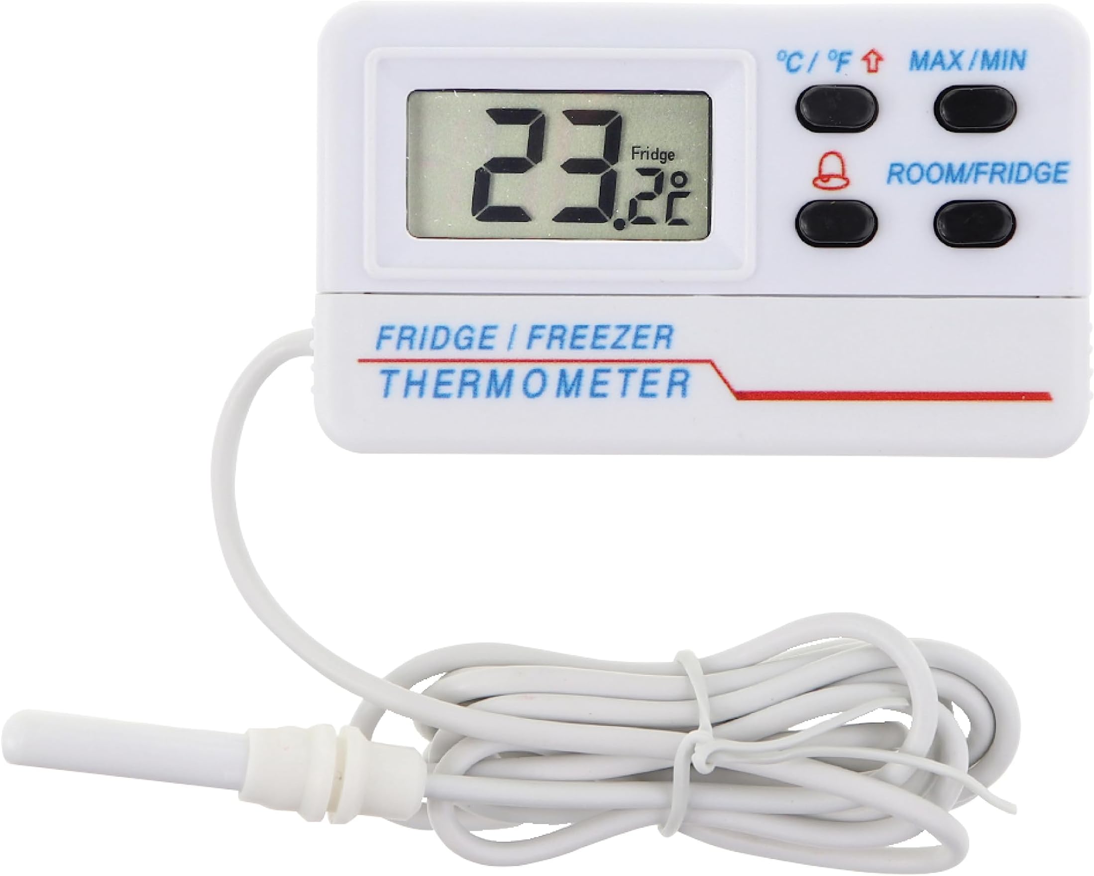 Thermomètre digital de réfrigérateur ou de congélateur - Avec alarme ...