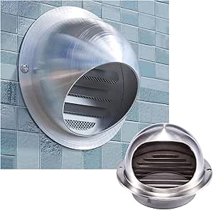 Amazon.com: Round Bull Nosed External Extractor,Wall Vent Cap, 304 ...