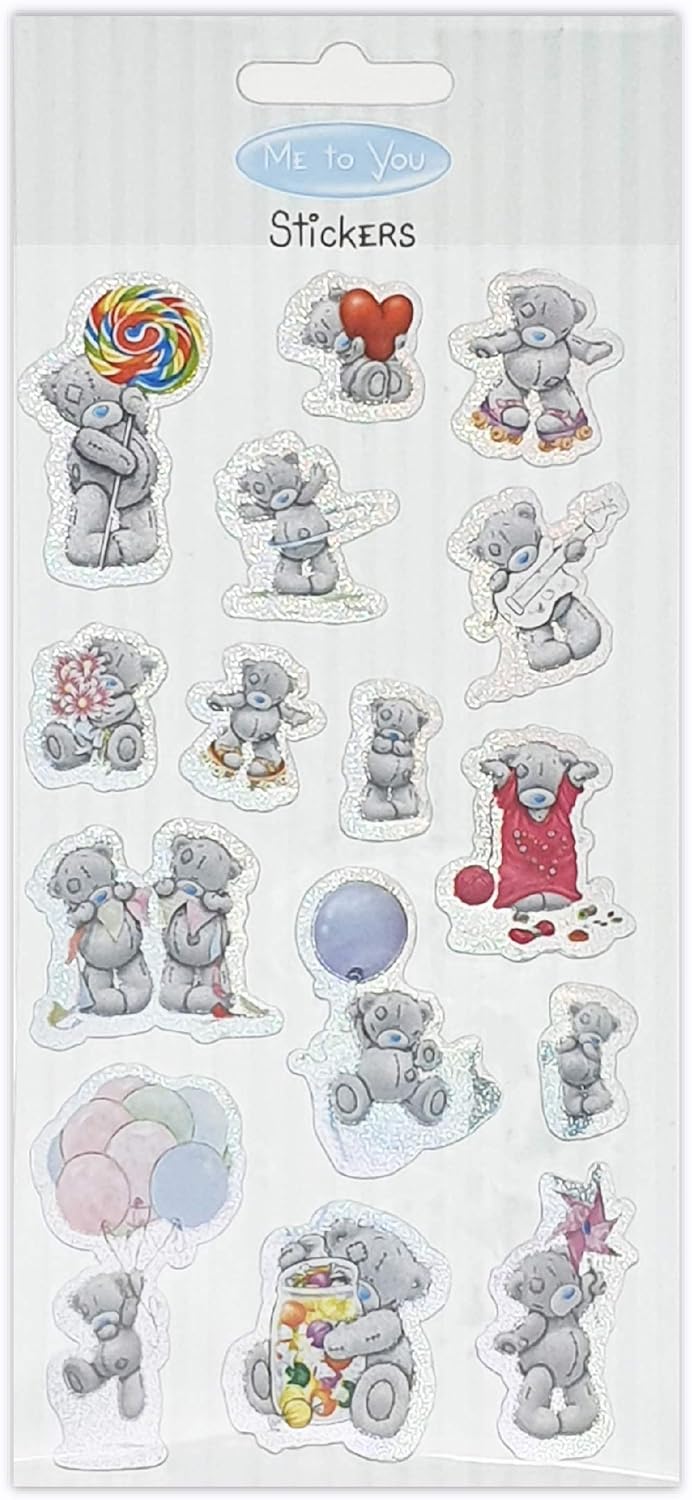 Amazon.com: Me to You Tatty Teddy Stickers Small 9001 : Toys & Games
