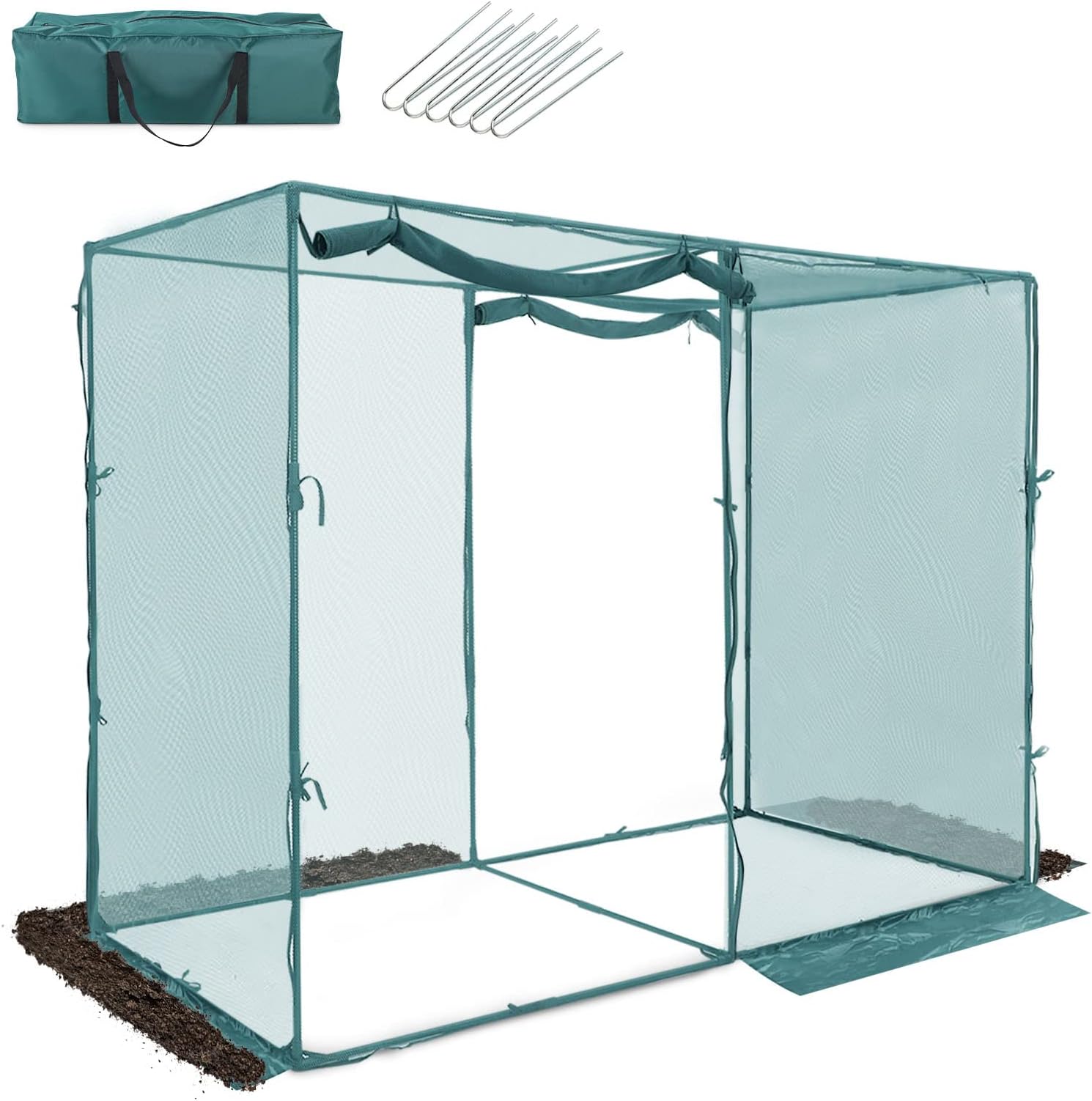 Amazon.com : Gardeners Supply Company Tall Crop Cage Plant Protection ...