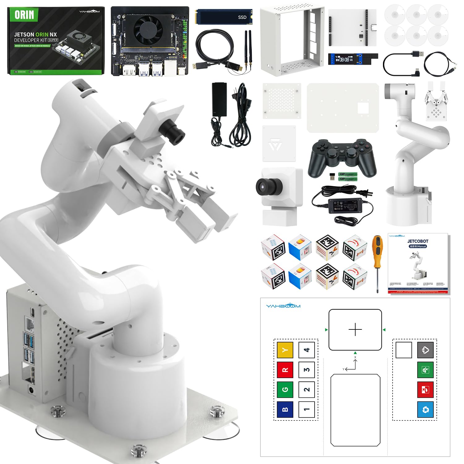 Yahboom 7axis Collaborative Robot Arm For Jetson Orin Nx Super ...