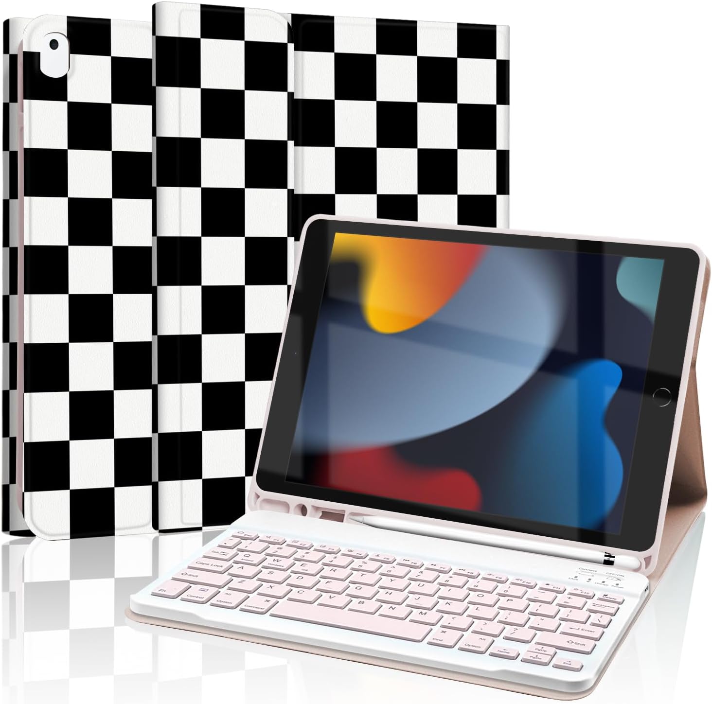 Amazon.com: Mewealth Keyboard Case for iPad 9th / 8th / 7th Generation ...