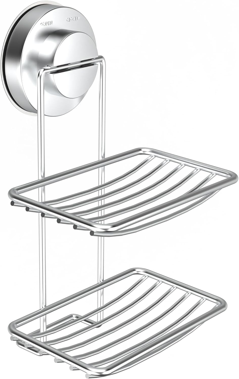 Amazon.com: Soap Dish for Shower with Suction Cup, Stainless Steel Soap ...