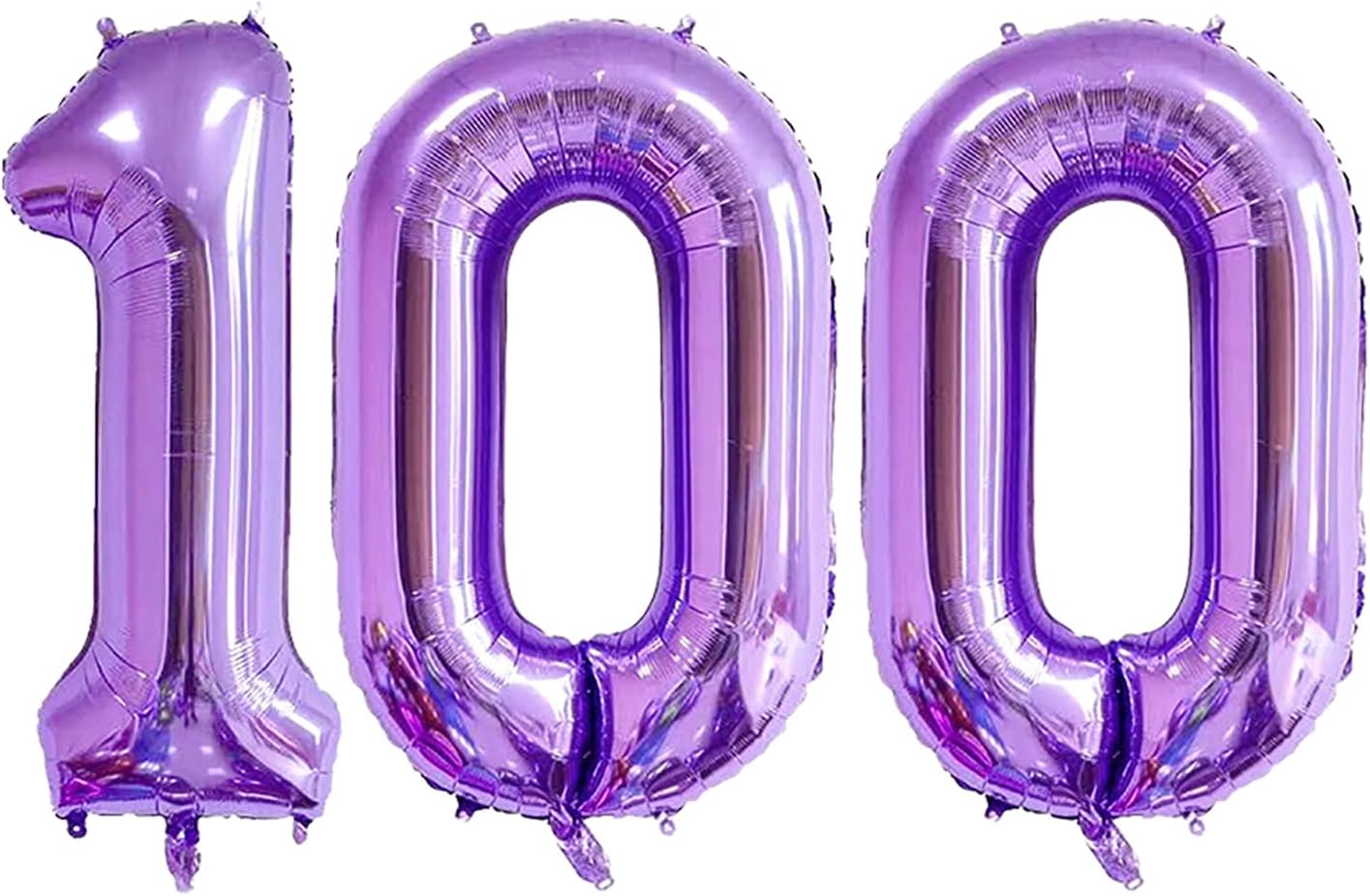 Amazon.com: Number 100 Balloons 32 inch Digital Balloon Alphabet 100 ...