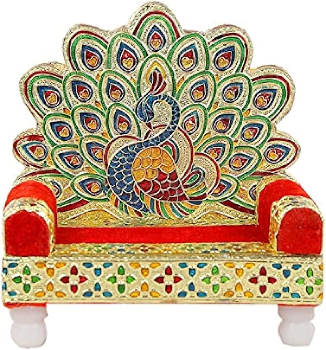 Buy Home Craft Wood Thakur Ji Singhasan, Laddu Gopal Ji Singhasan ...