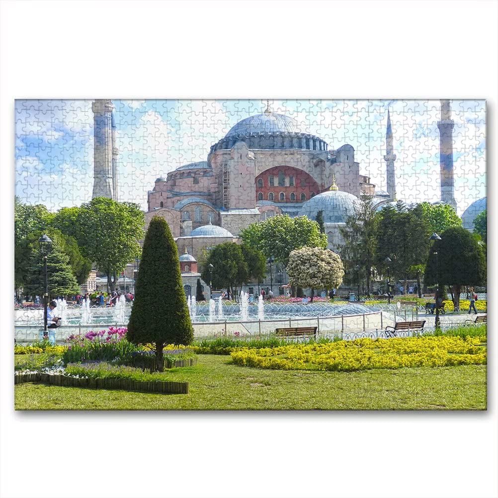 Amazon.com: Turkey Istanbul Puzzle 1000 Piece Wooden Jigsaw Puzzle for ...
