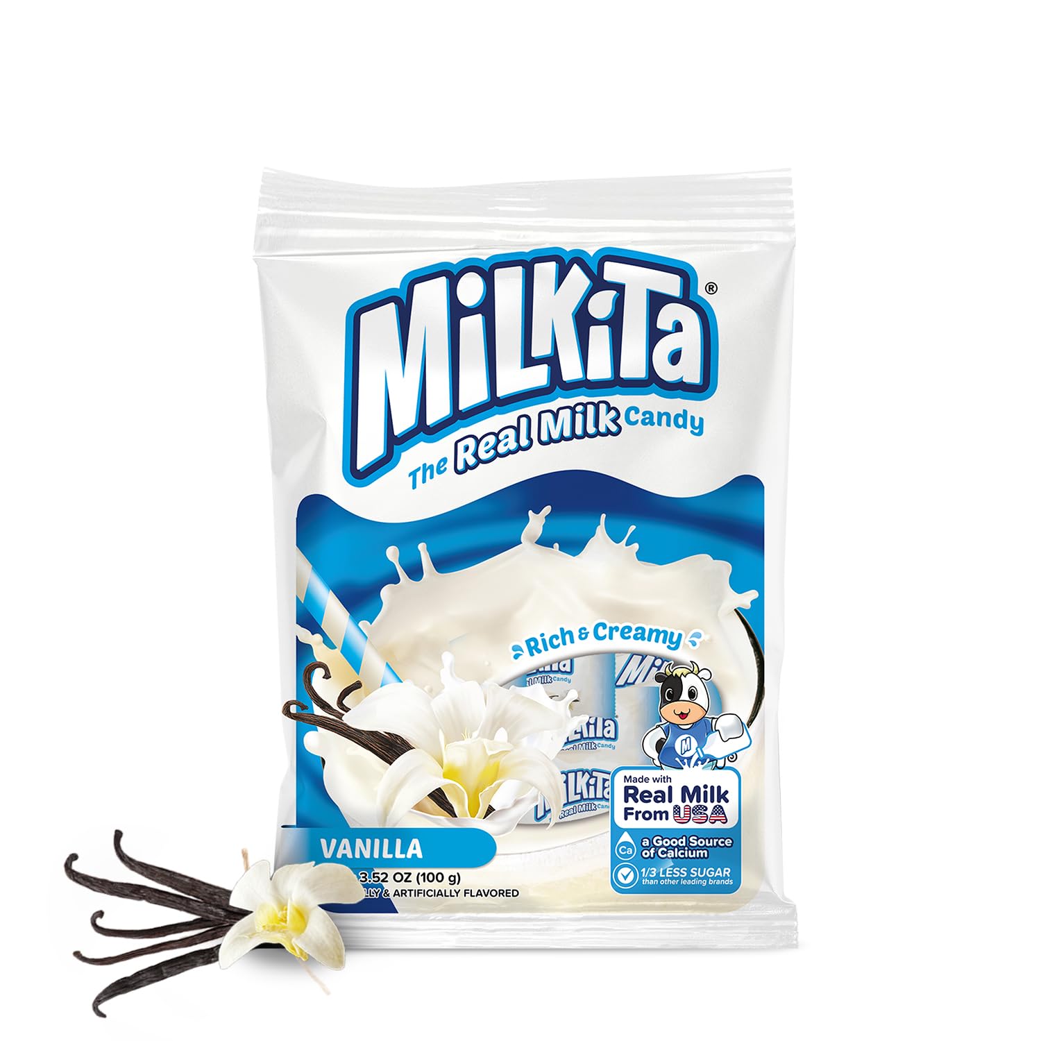 Amazon.com : Milkita Creamy Vanilla Milk Candy – Low-Sugar Healthy ...