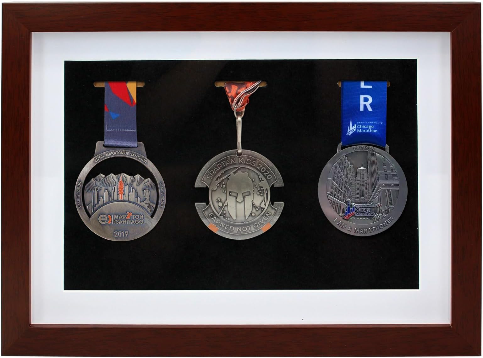 Amazon.com: Medal Display Shadow Box Frame, 3 Medals Display Case, 3D ...