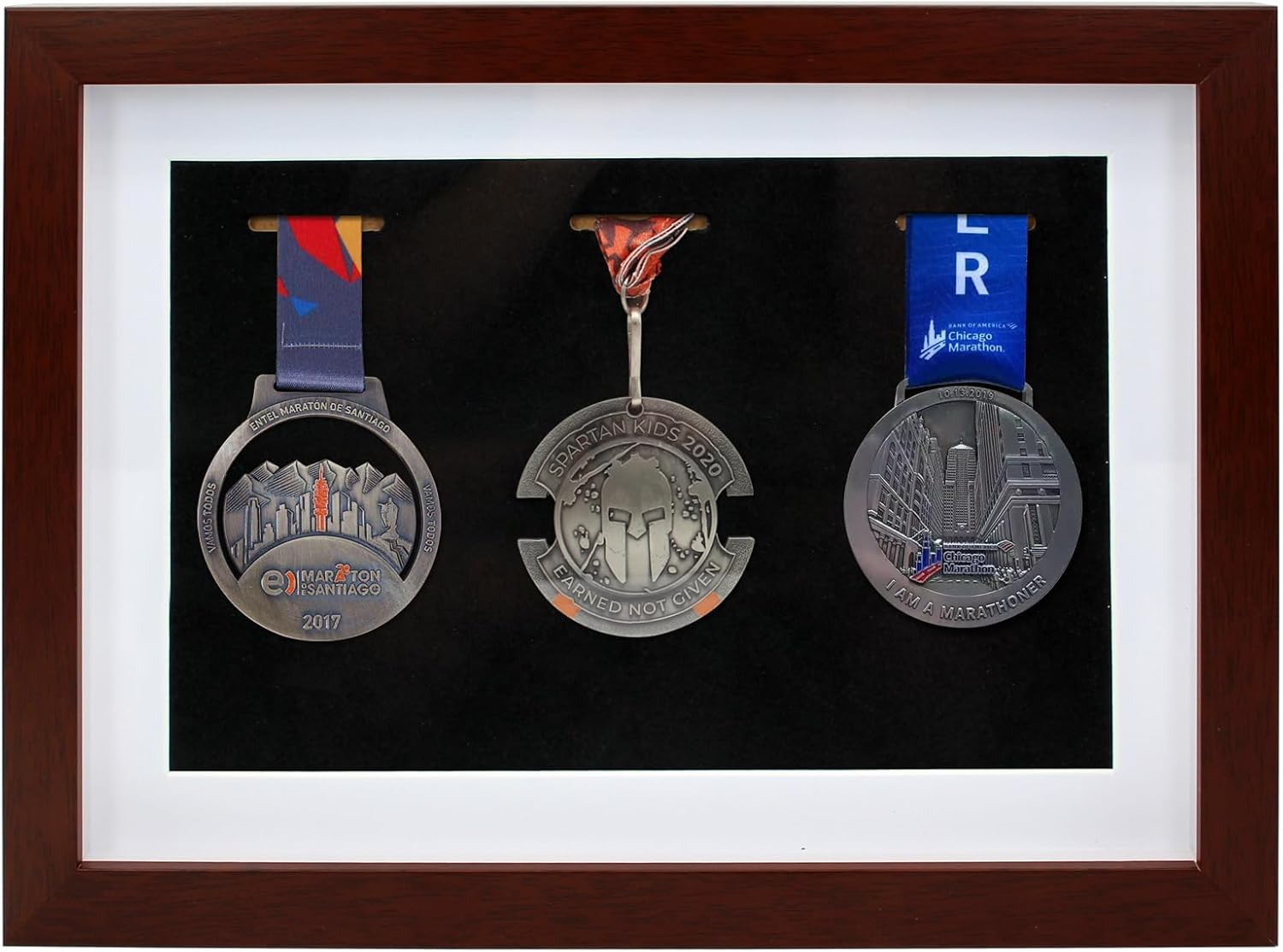 Amazon.com: Medal Display Shadow Box Frame, 3 Medals Display Case, 3D ...