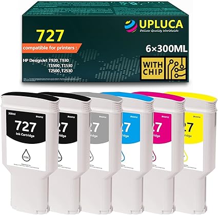 Amazon.com: 727 Ink Cartridge High Yield Compatible with HP 727 C1Q12A ...