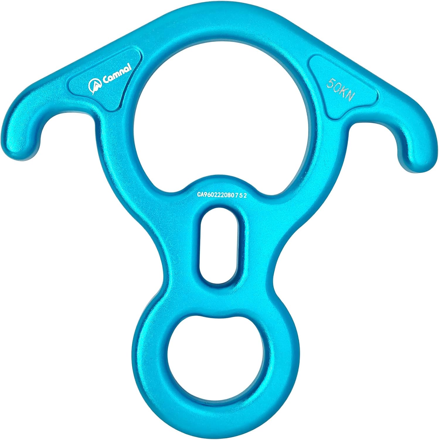 Amazon.com : EMMRAGNO 50KN Rescue Figure 8 Descender Large Bent-Ear ...