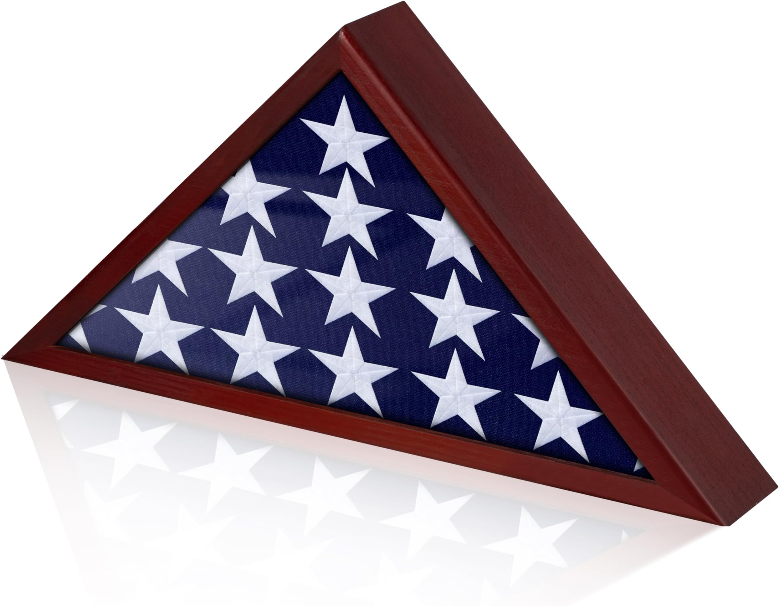 Amazon.com - Flag Display Case Shadow Box Frame Holder for 4'x6' Folded ...