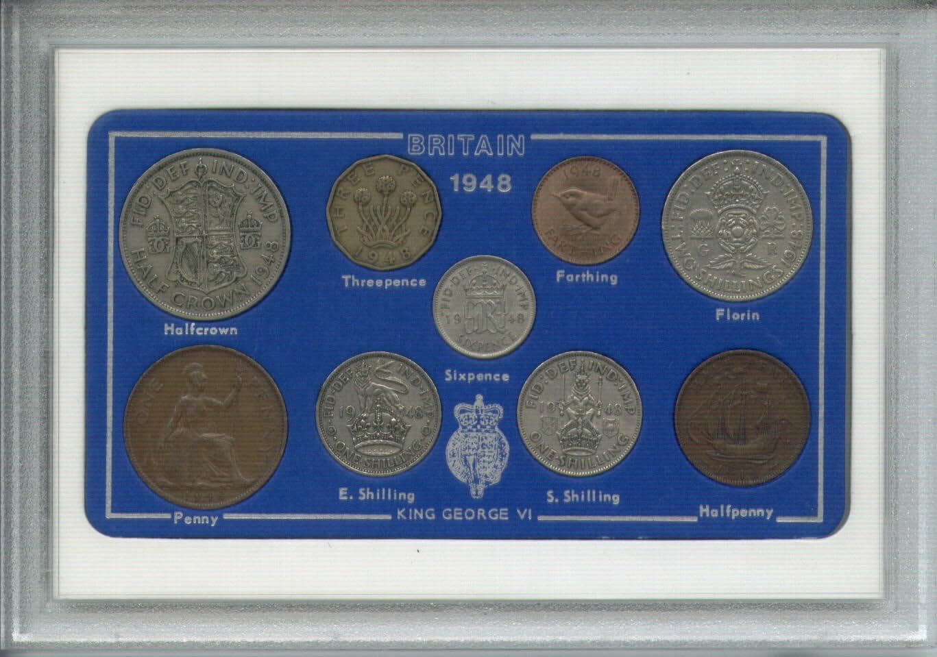 1948 British Coin Gift Set (Retro 77th Birthday Year of Birth Present ...