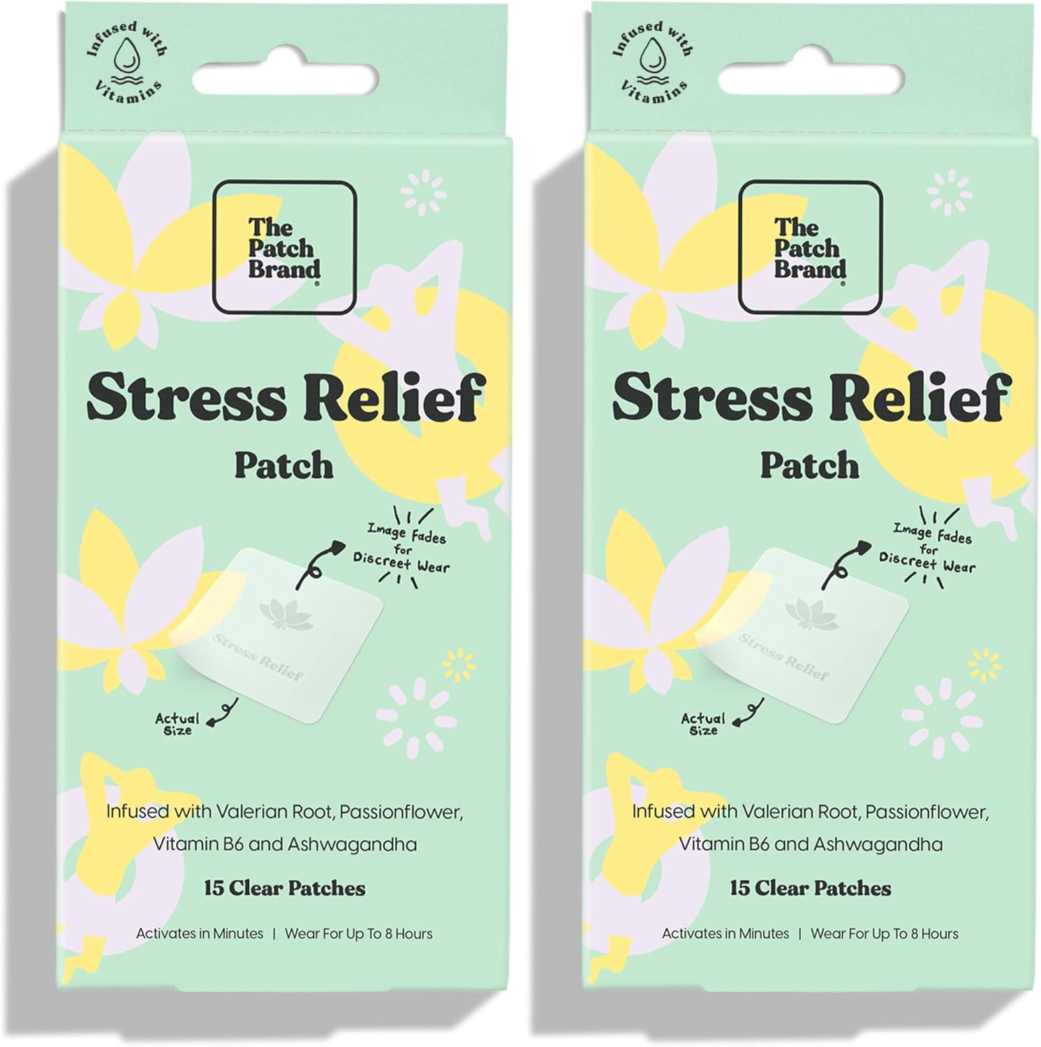 Amazon.com: The Patch Brand Stress Relief Patches | Supports Calm with ...