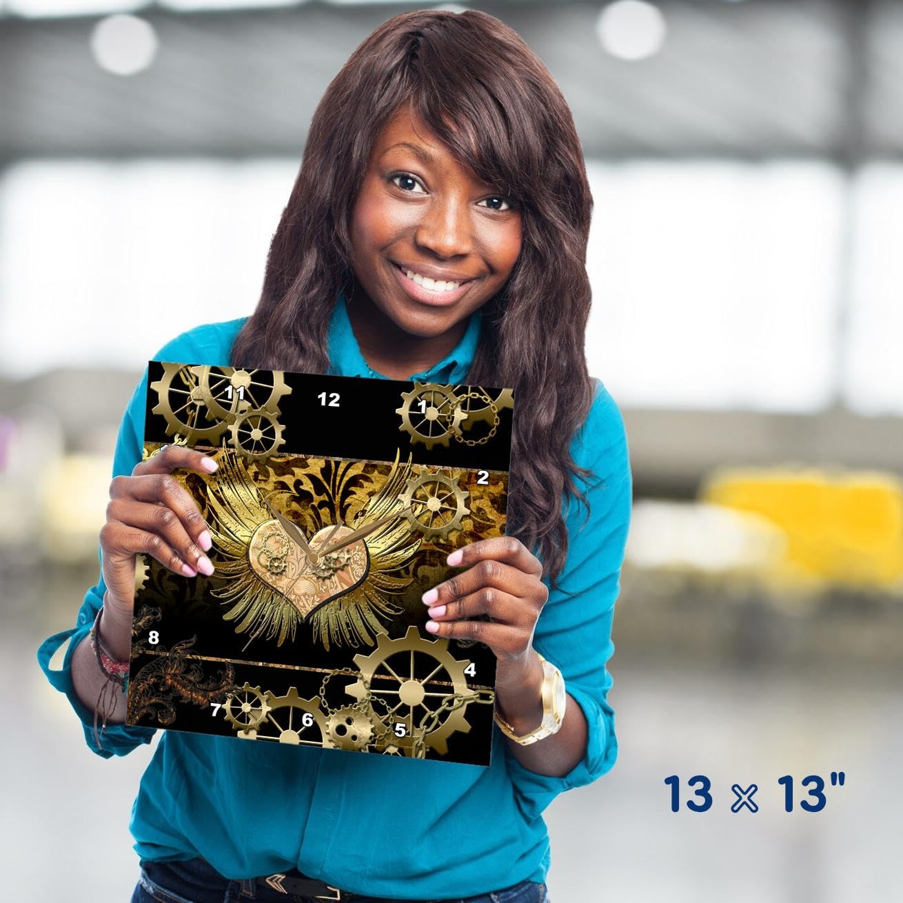 Steampunk Heart Clock