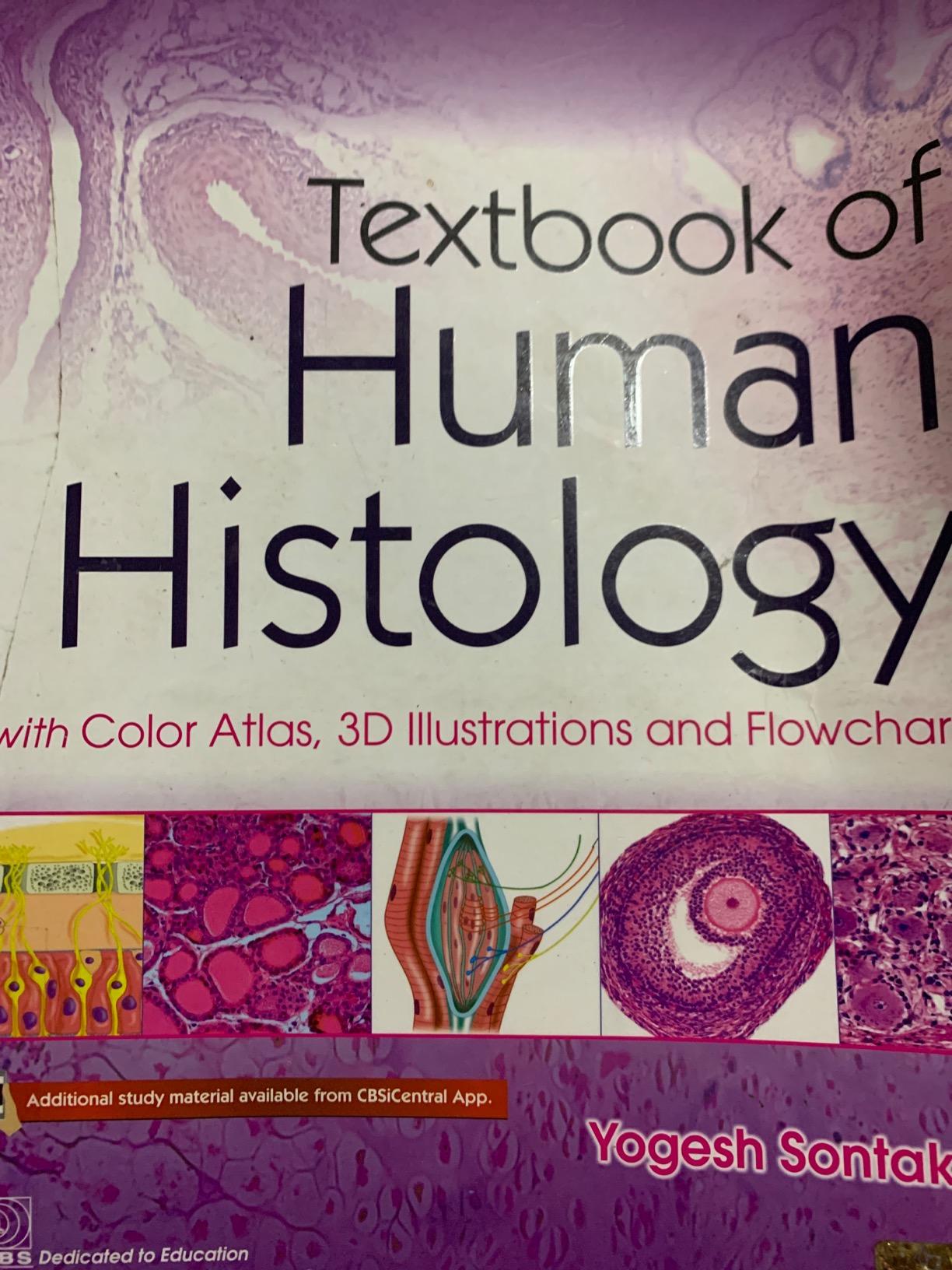 Buy Textbook of Human Histology with Color Atlas, 3D Illustrations and ...