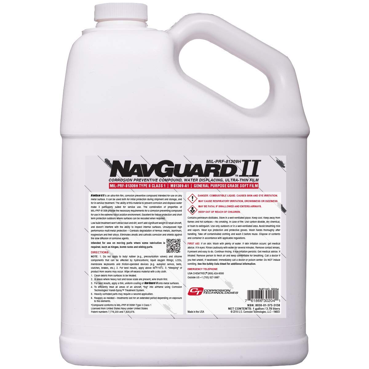 Amazon.com: NavGuard II Corrosion Technologies 30204 (1 Gallon) – MIL ...