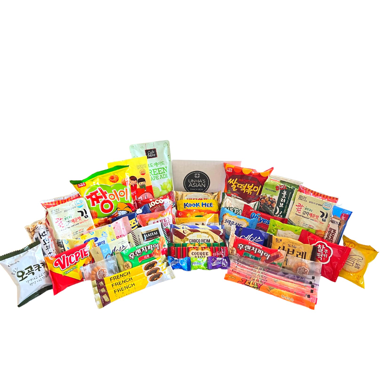 Snapklik.com : Korean Snack Box Variety Pack - 46 Count Snacks ...