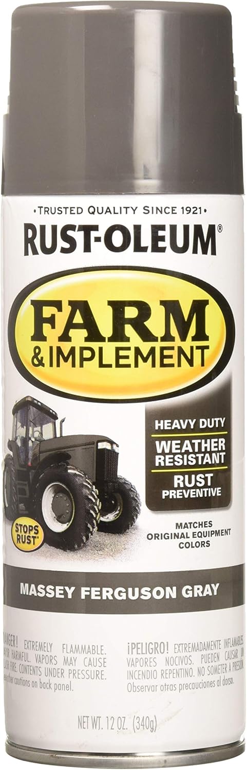 Amazon.com: Rust-Oleum Farm & Implement 12 oz. Spray Paint- 280133 ...