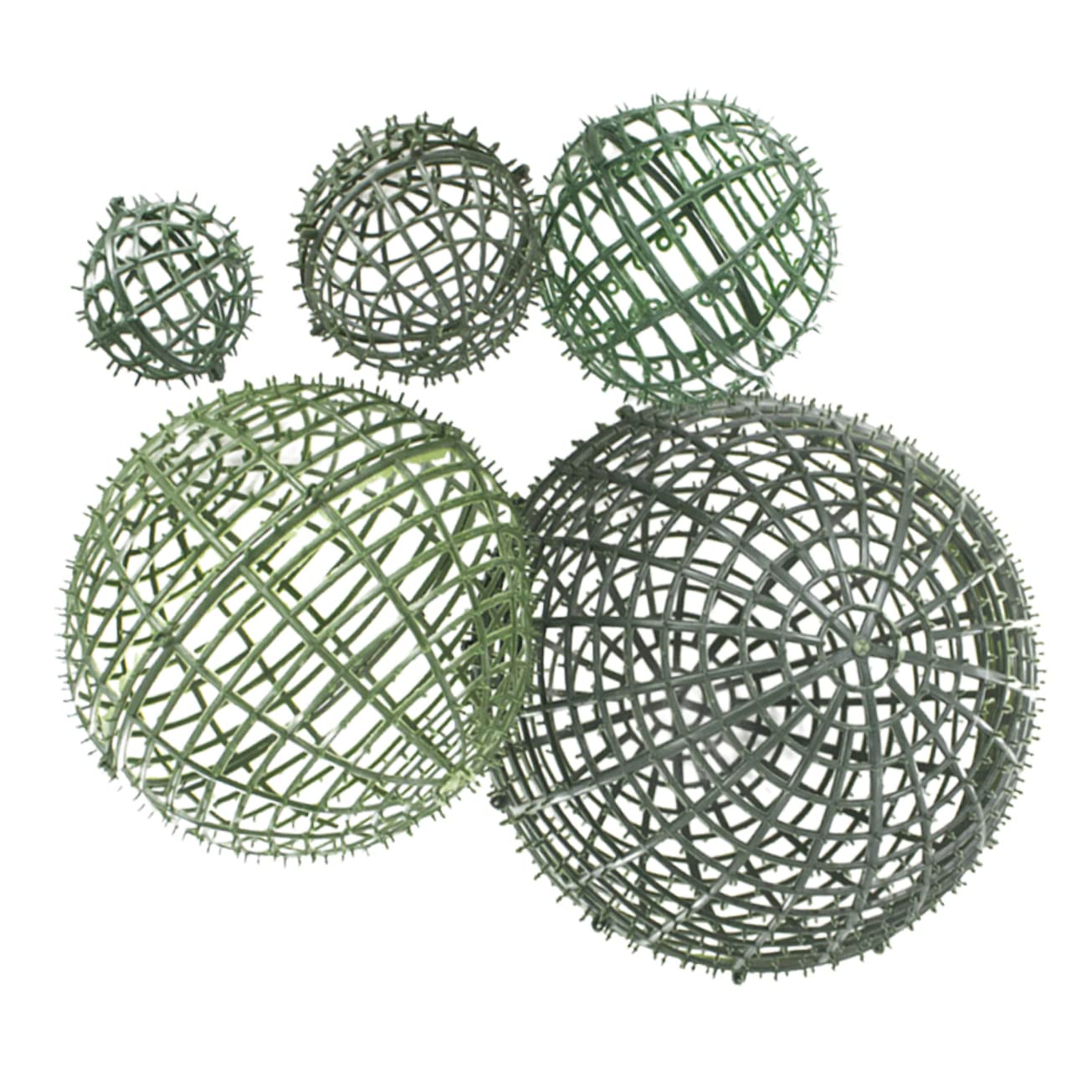 Amazon.com - EXCEART 5pcs Green Plants Green Decor Sphere Holder ...