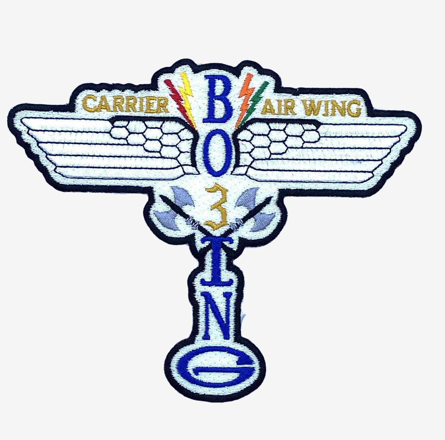 Amazon.com: Squadron Nostalgia LLC Carrier Air Wing CVW-3 Boeing Patch ...