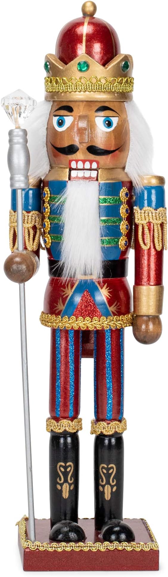 Amazon.com: Kurt S. Adler Regal Black African American King with Crown ...