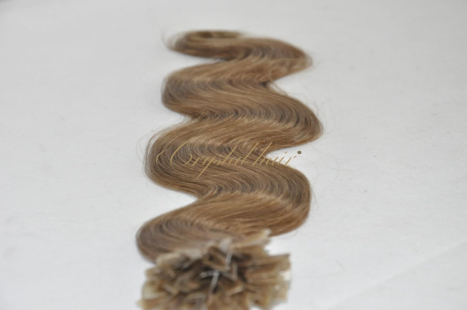 Amazon.com : Crystal Factory BW Human Hair V Tip Nail Keratin Hair ...