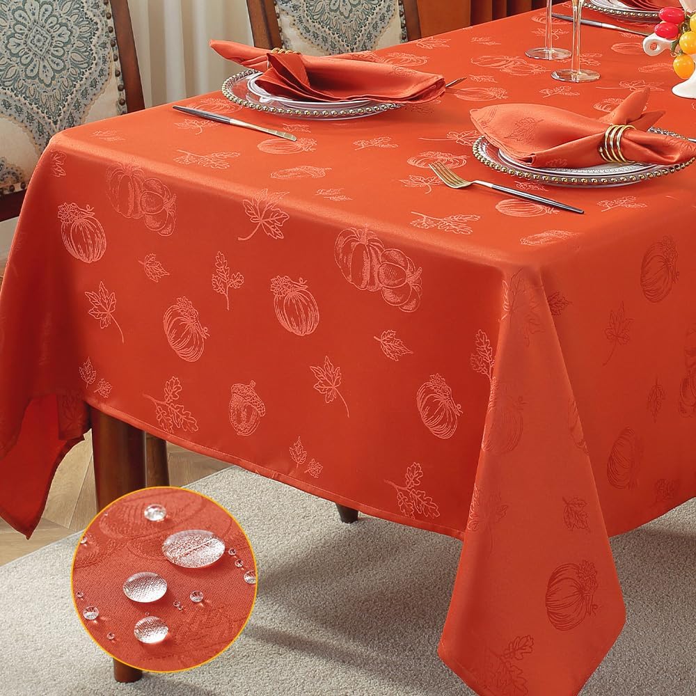 Amazon.com: MATIRUG Fall Thanksgiving Table Cloth Rectangular 60x102 ...