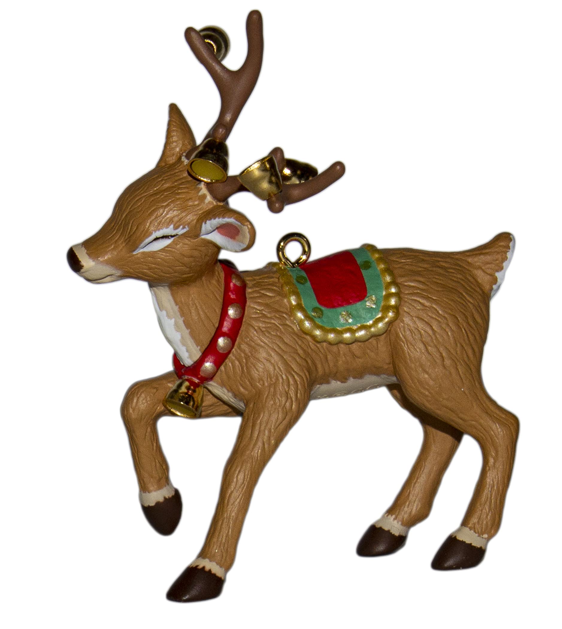 Amazon.com: Hallmark Club Exclusive Keepsake Ornament Ringing Reindeer ...
