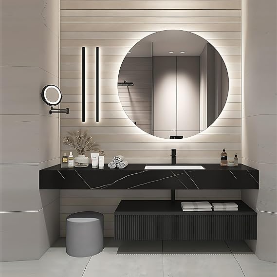 Amazon.com: High QLO Bathroom Vanity with Sink - Floating Bathroom ...