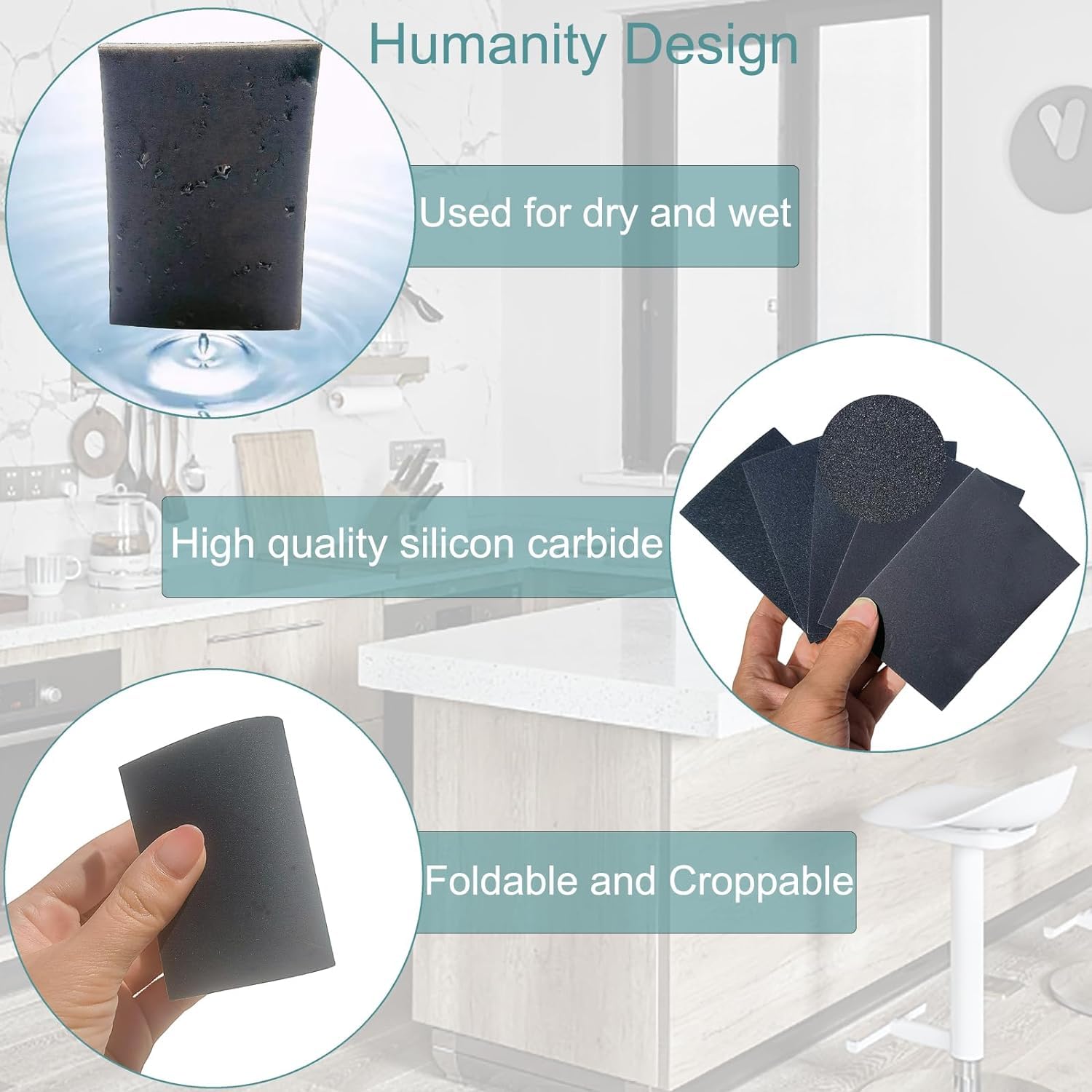 Snapklik.com : 20 PCS 400-3000 Grit Hand Sanding Block Assorted, Ultra ...