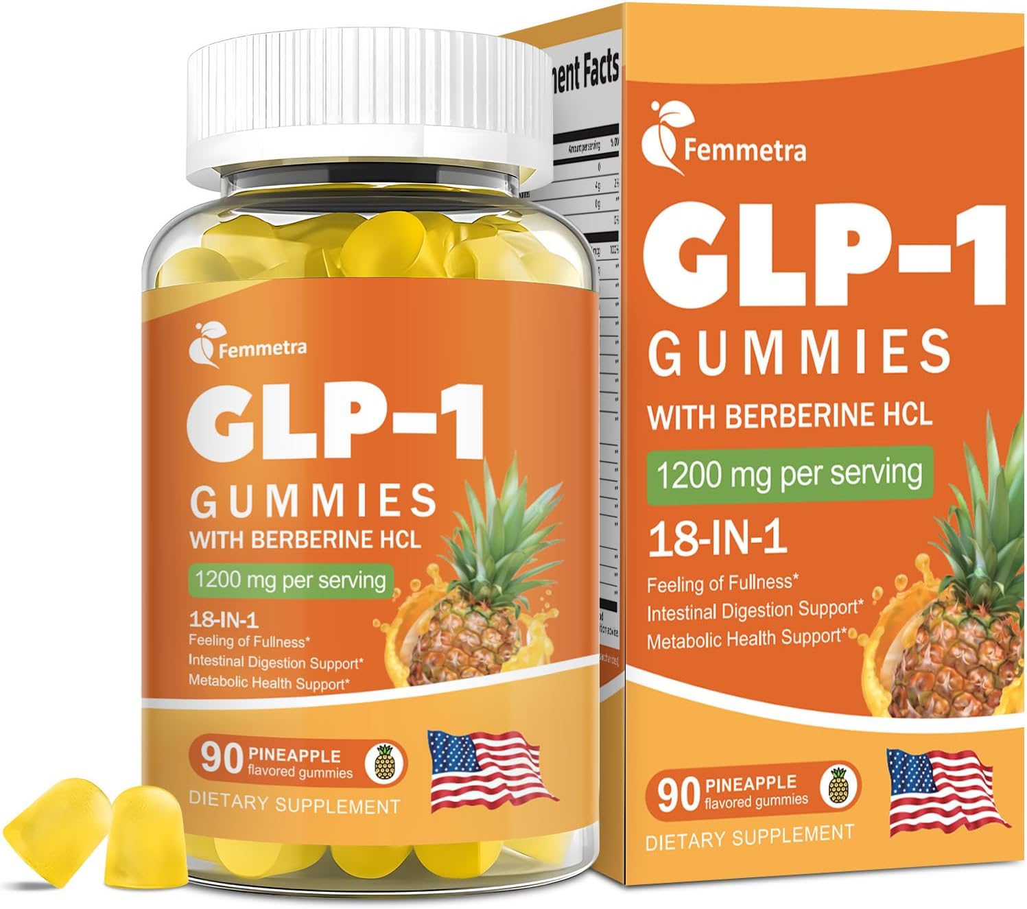 GLP-1 Support Gummies – Supports GLP-1 & AMPK Activation with Berberine ...