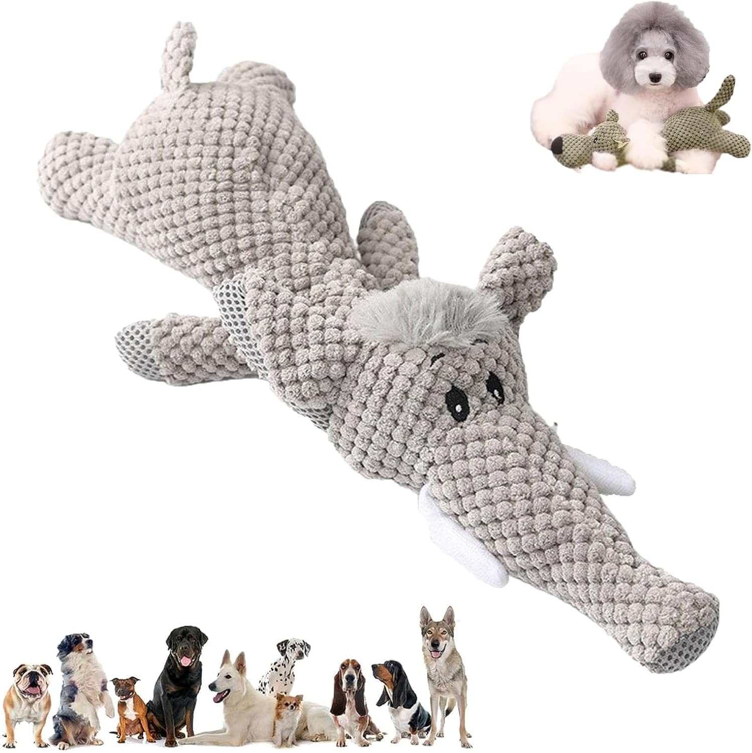 Pet Supplies : dosidolo Chewhard Dog Toy, Invincible Robust Animal ...