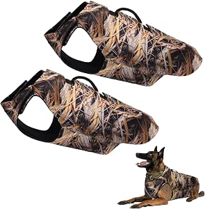 Amazon.com : Hollowfly 2 Pcs Dog Hunting Vest Adjustable 5 mm Thick ...