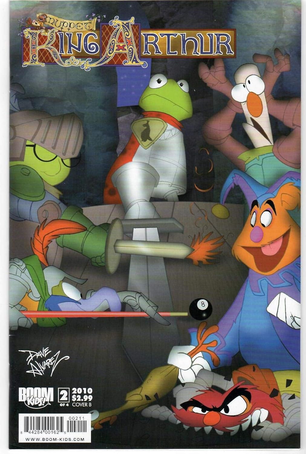 Muppet King Arthur Comic #2 Dave Alvarez Cover: Paul Benjamin: Amazon ...